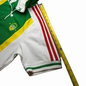 adidas | Shirts | Rare Adidas Originals Y2k S Half Zip Polo Rasta ...